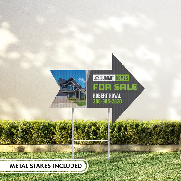 Get Noticed with Arrow Shaped Yard Signs - Twisted Swag – Twisted Swag ...