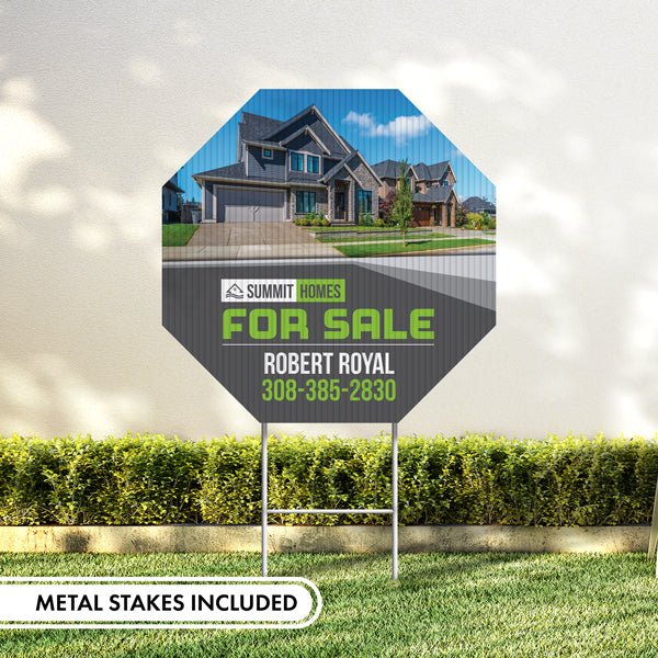 Eye-Catching Octagon Yard Signs for Maximum Visibility – Twisted Swag, Inc.