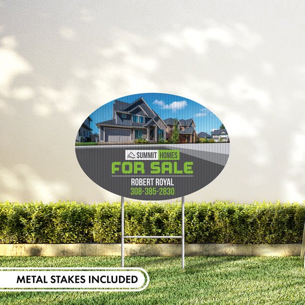 Grab Attention with Oval Shaped Yard Sign Fun! – Twisted Swag, Inc.